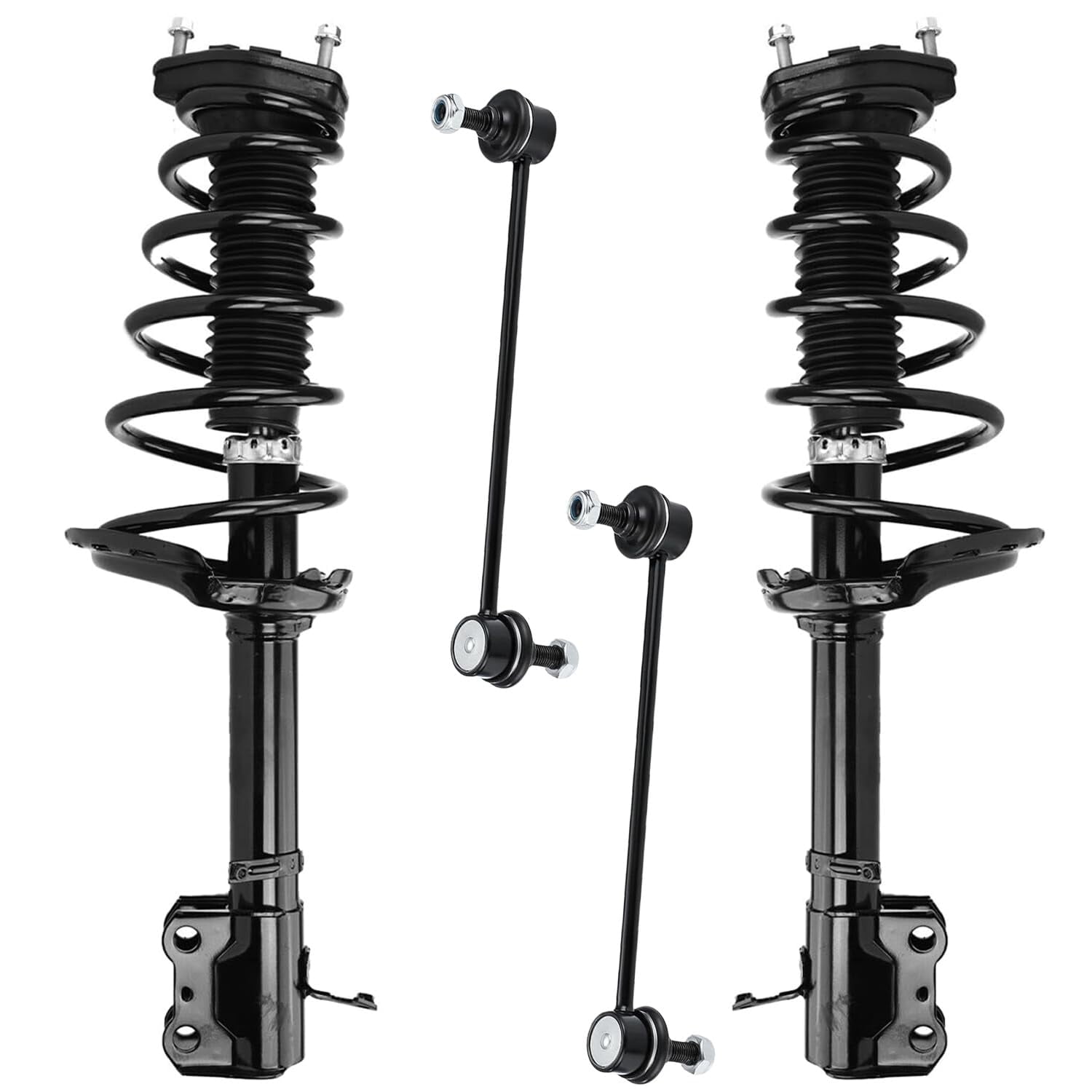 Detroit Axle - Rear Struts Sway Bars kit for AWD 2010-2011 Toyota ...
