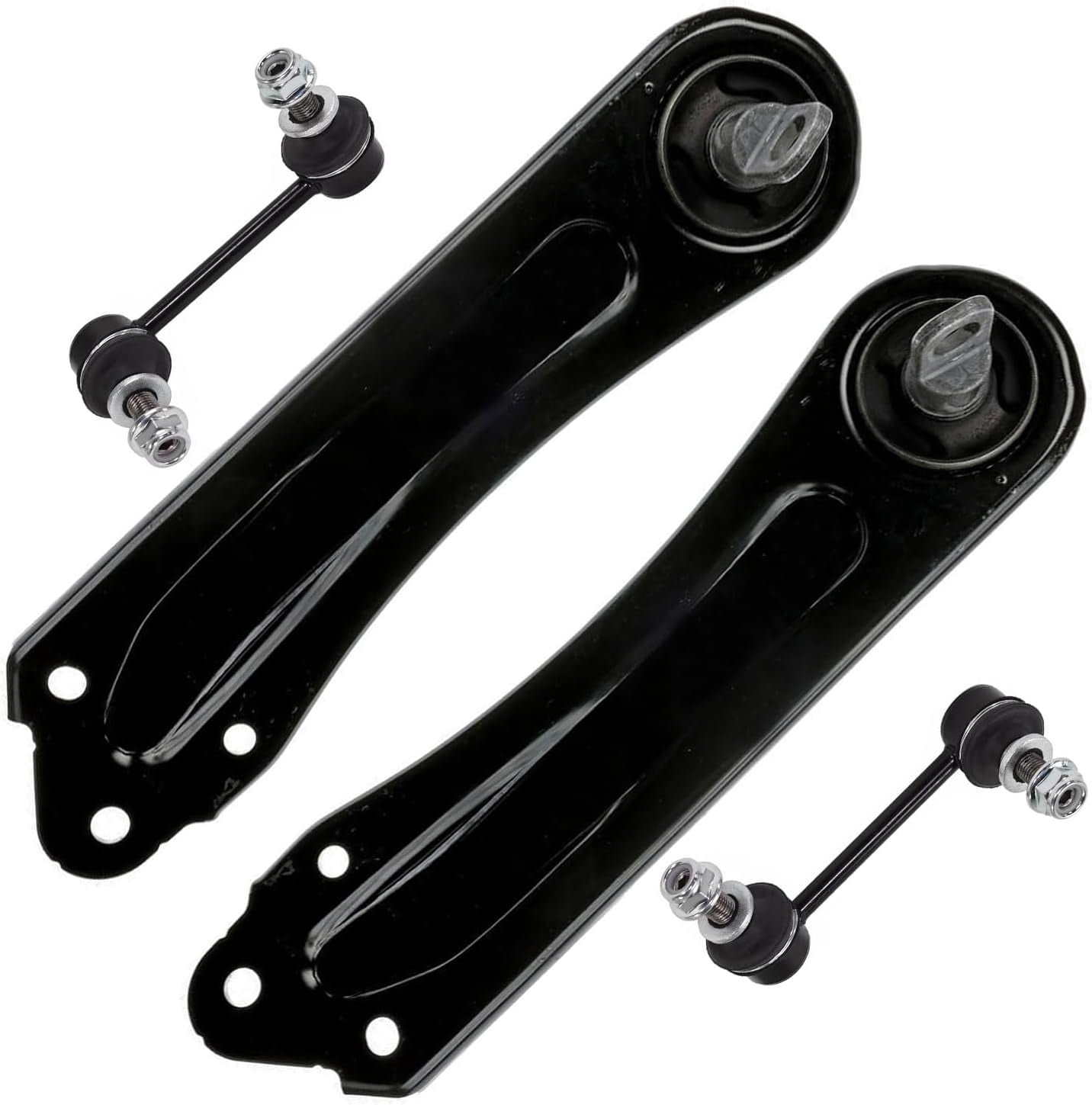 Detroit Axle - Rear Trailing Control Arms Sway Bars for 2015-2017 ...