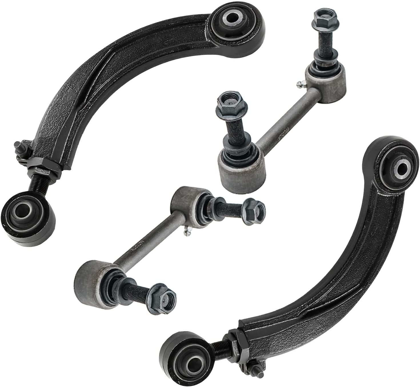 Detroit Axle - Rear Upper Control Arms + Sway Bars Replacement for 2013 ...