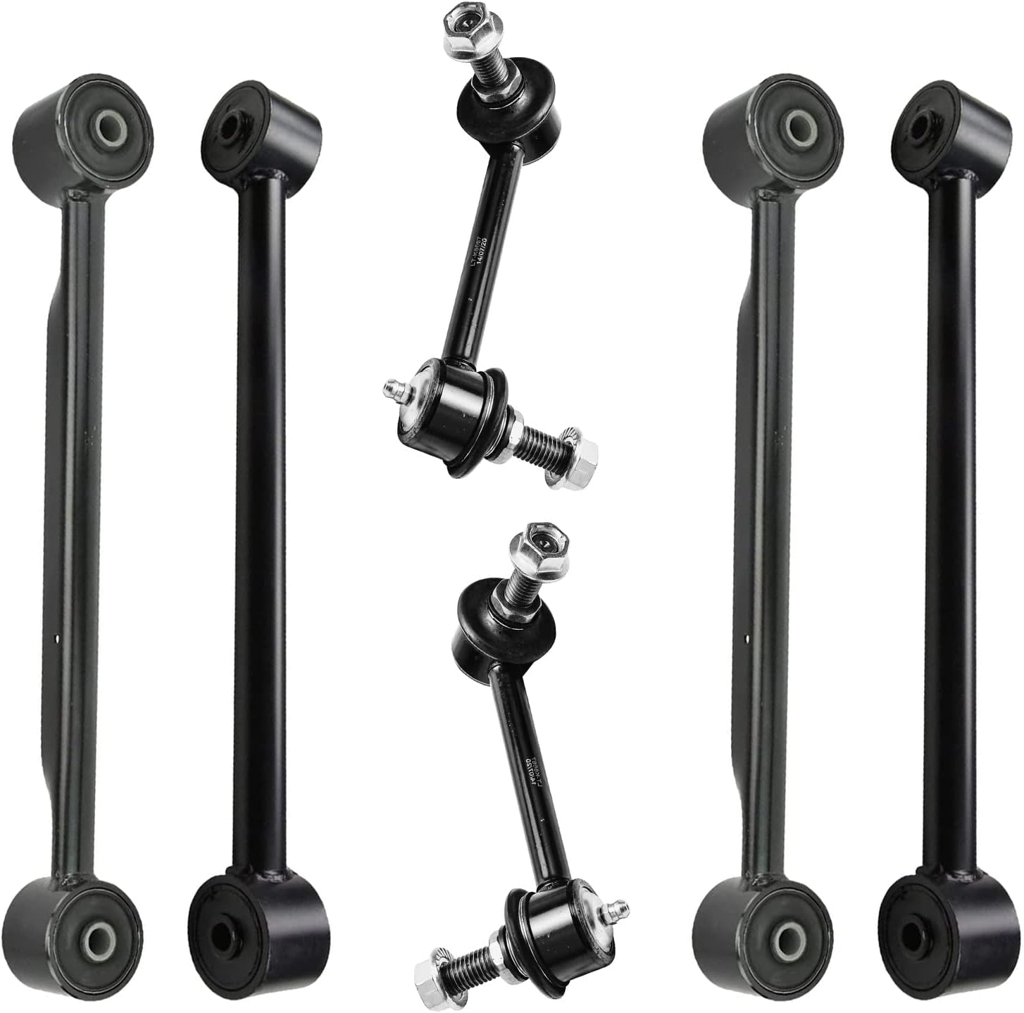 Detroit Axle - Rear Upper Lower Control Arms Sway Bar Links Replacement ...