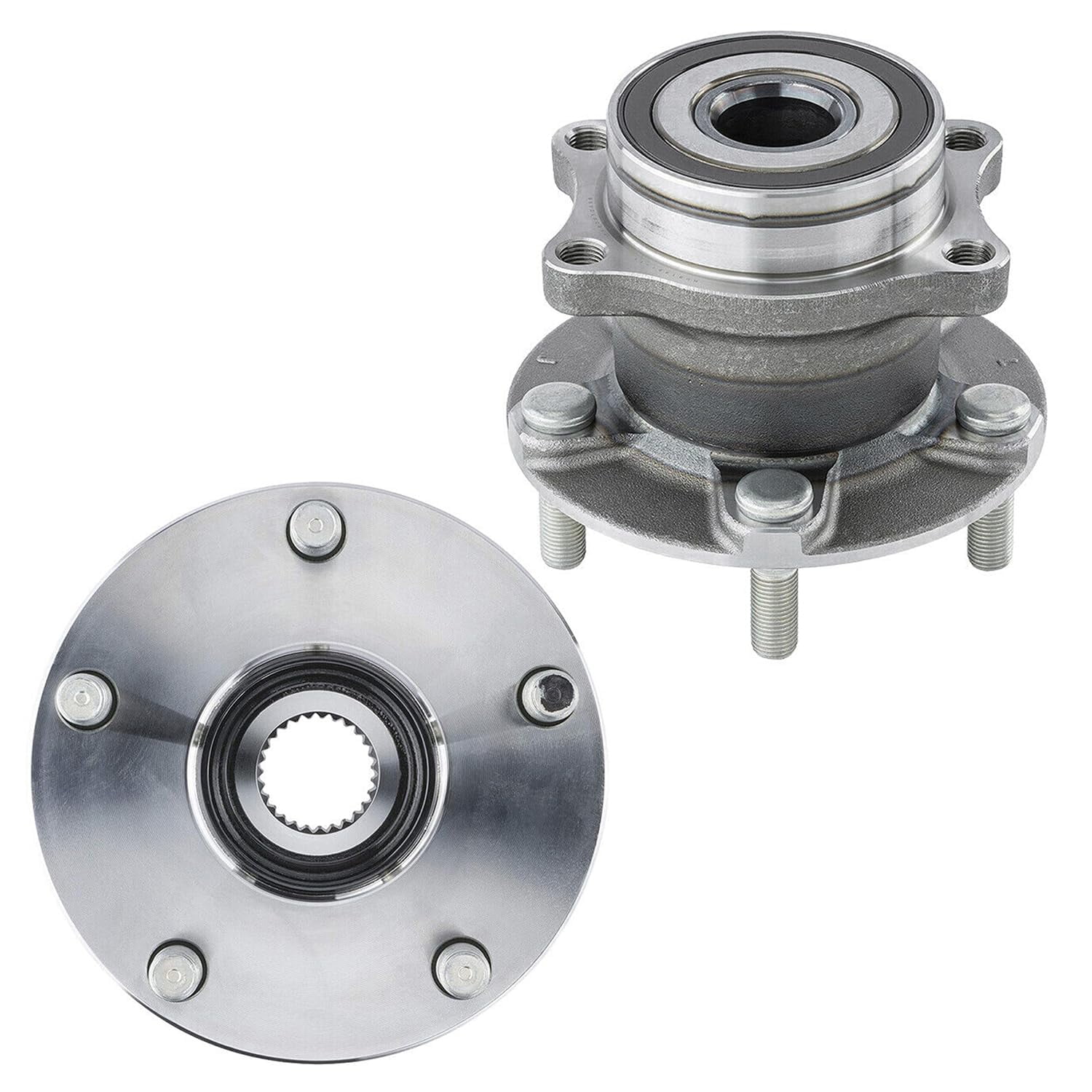 Detroit Axle - Rear Wheel Bearing Hubs for Subaru Forester Ascent Legacy Outback WRX STI Wheel ...