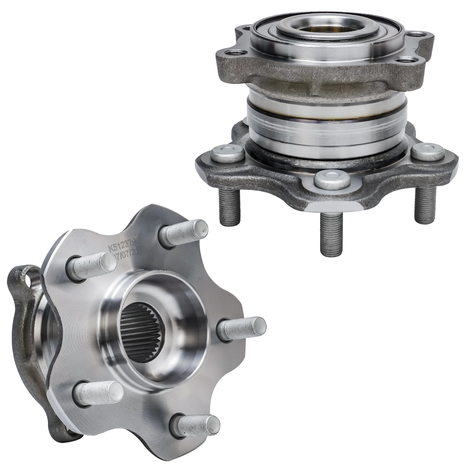 Detroit Axle - Rear Wheel Hub & Bearing Assembly Replacement for ...