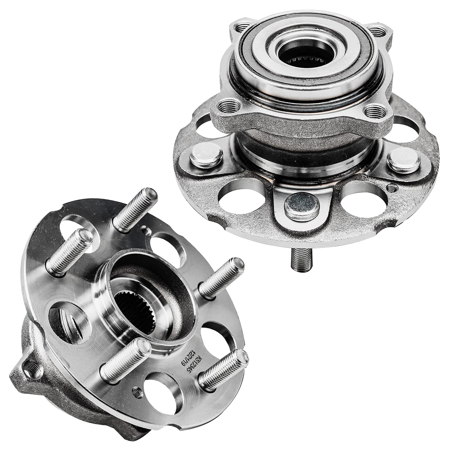 Detroit Axle - Rear Wheel Hub and Bearings Set Replacement for Acura ...