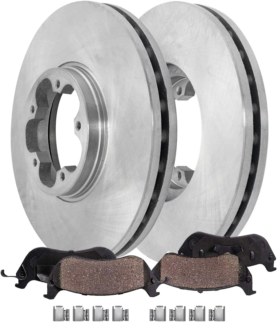Detroit Axle - SRW Front Brake Kit for Ford Transit Transit-150 Transit ...