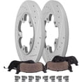 Detroit Axle - 5Lugs Rear Brake Kit for 2015-2019 Ford Transit-350 ...