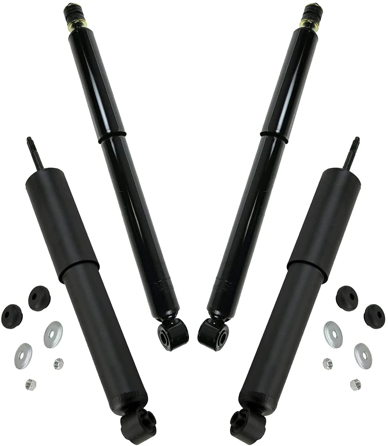 Detroit Axle - Shock Absorbers for Ford E-150 E-250 E350 Econoline Club ...