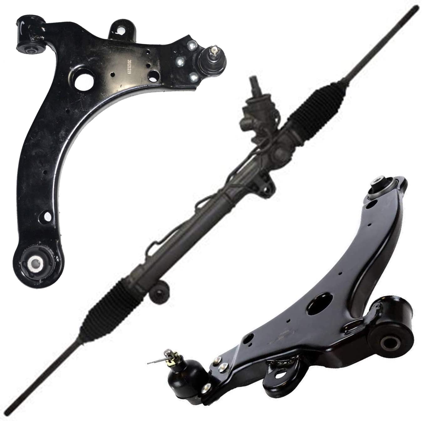 Detroit Axle - Steering Rack & Pinion Front Lower Control Arms ...
