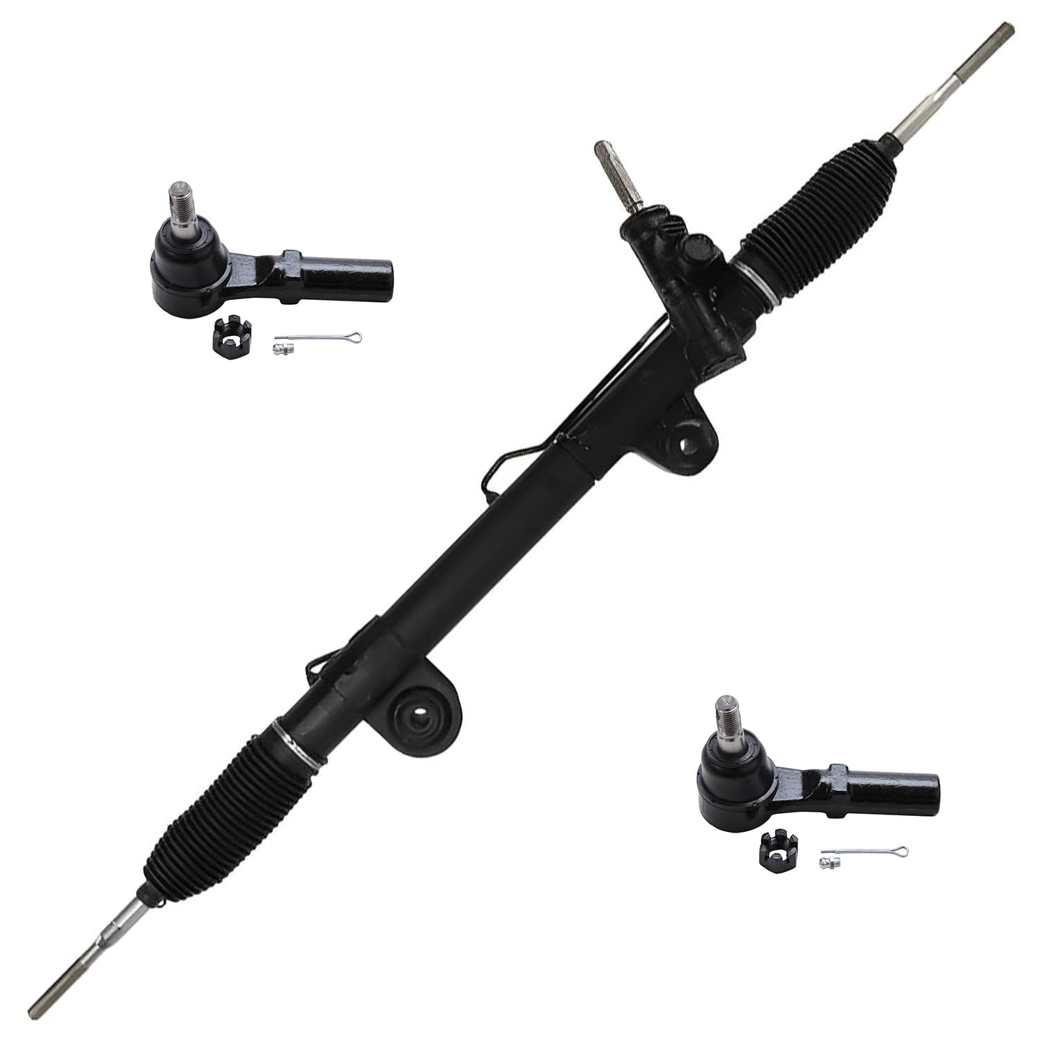 Detroit Axle - Steering Rack and Pinion Kit for 2004-2009 Dodge Durango ...