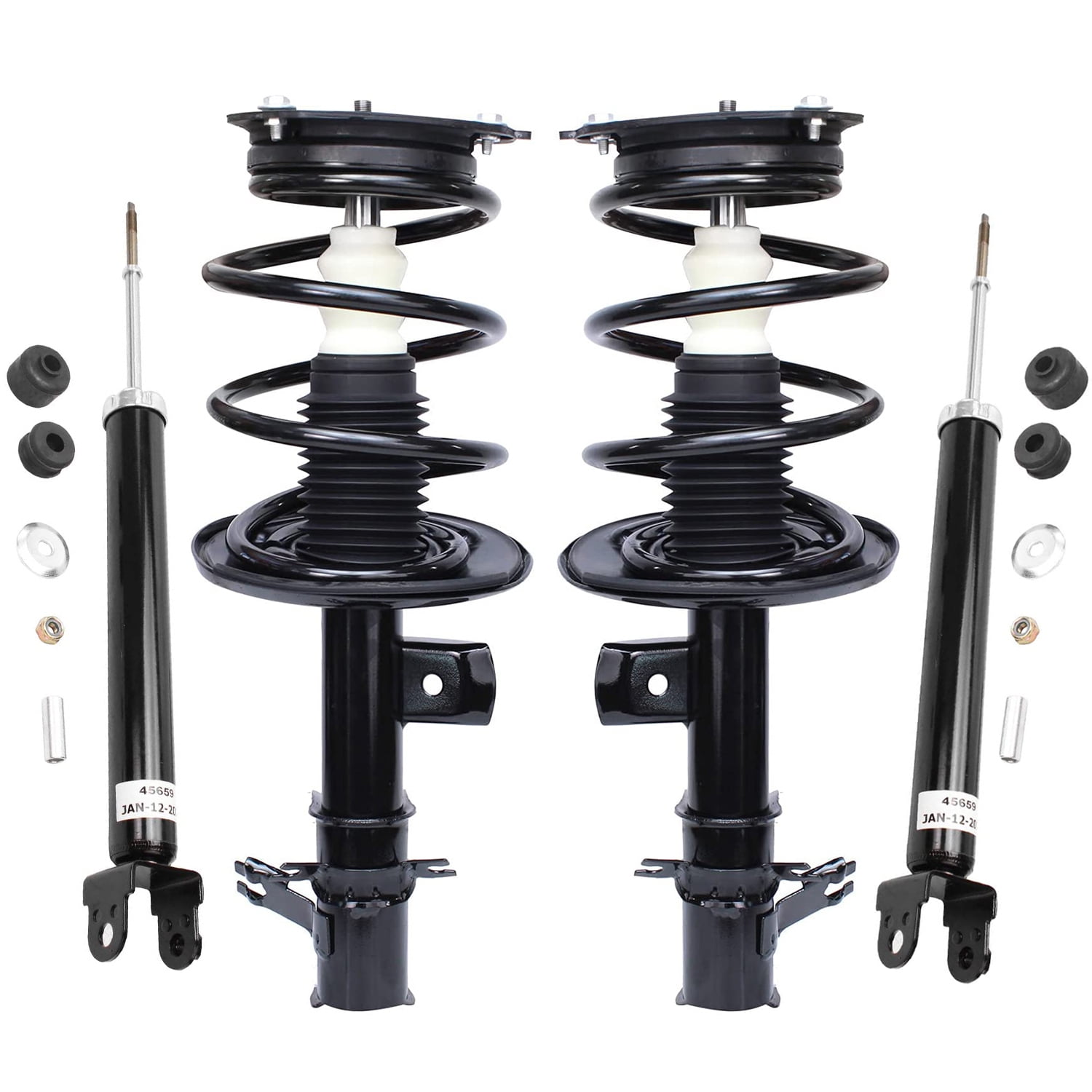 Detroit Axle - Complete Struts Assembly and Shock Absorbers for 2007 ...
