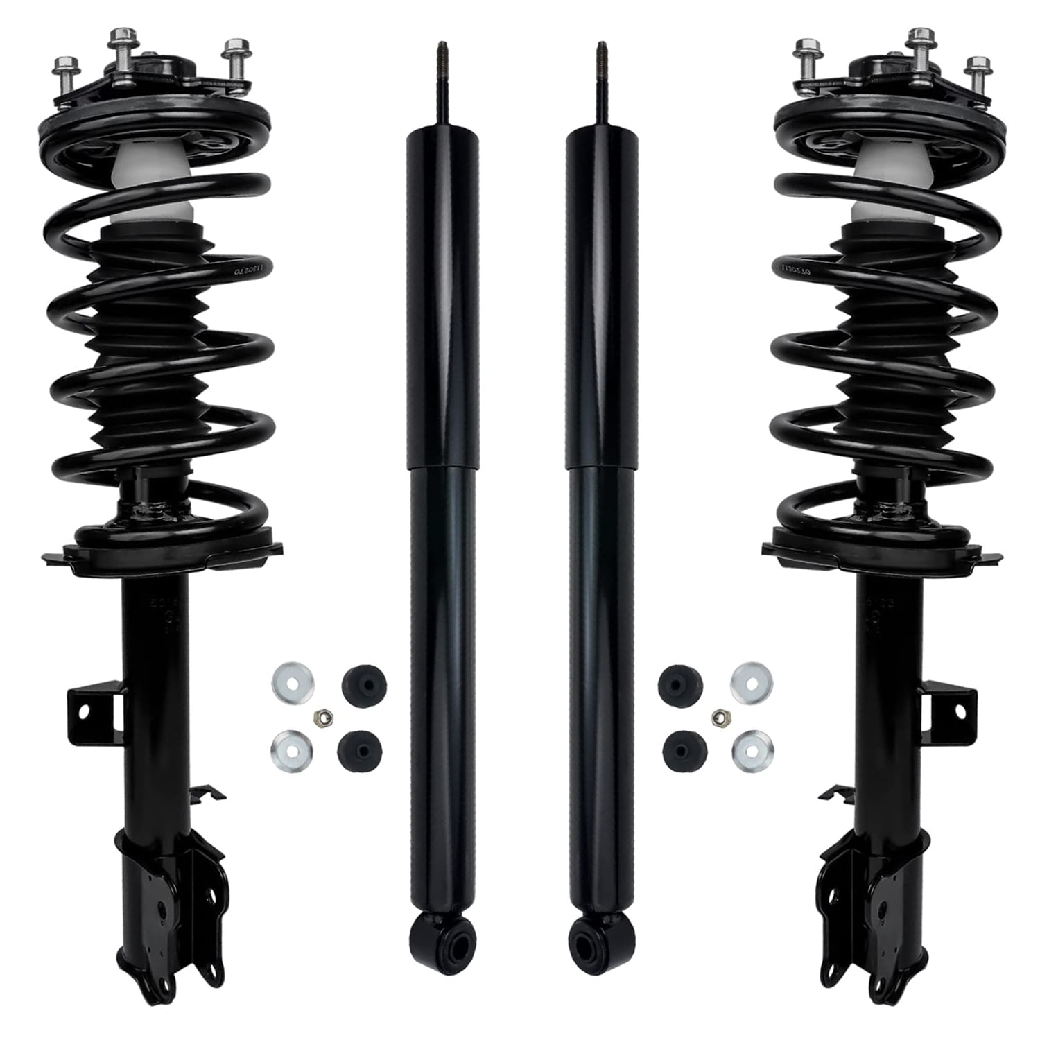 Detroit Axle - Struts Shocks for 2008-2012 Ford Escape Mercury Mariner ...