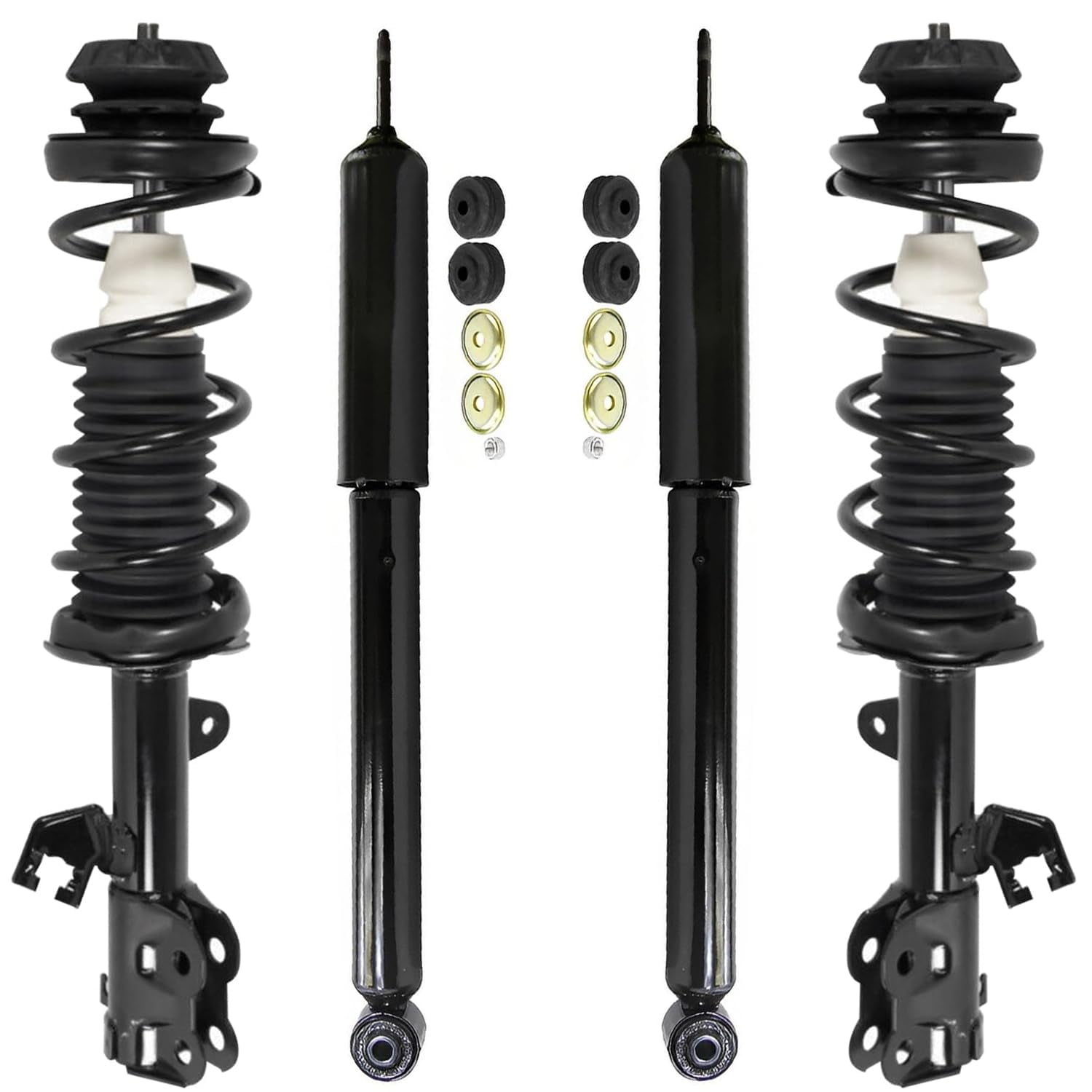 Detroit Axle - Struts Shocks for 2012-2019 Nissan Versa Note, 2 Front ...
