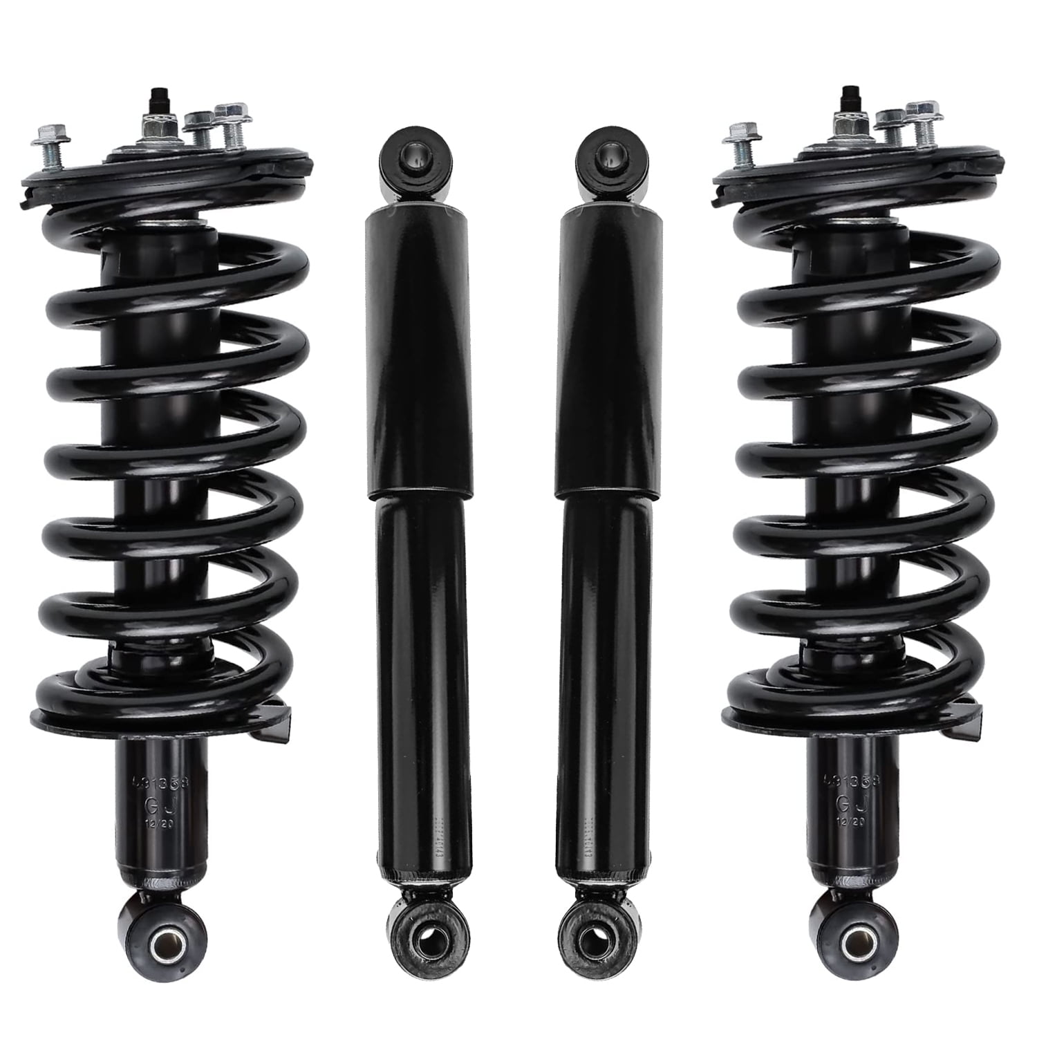 Detroit Axle - Struts Shocks for 4WD 2005-2015 Nissan Armada [with Rear ...