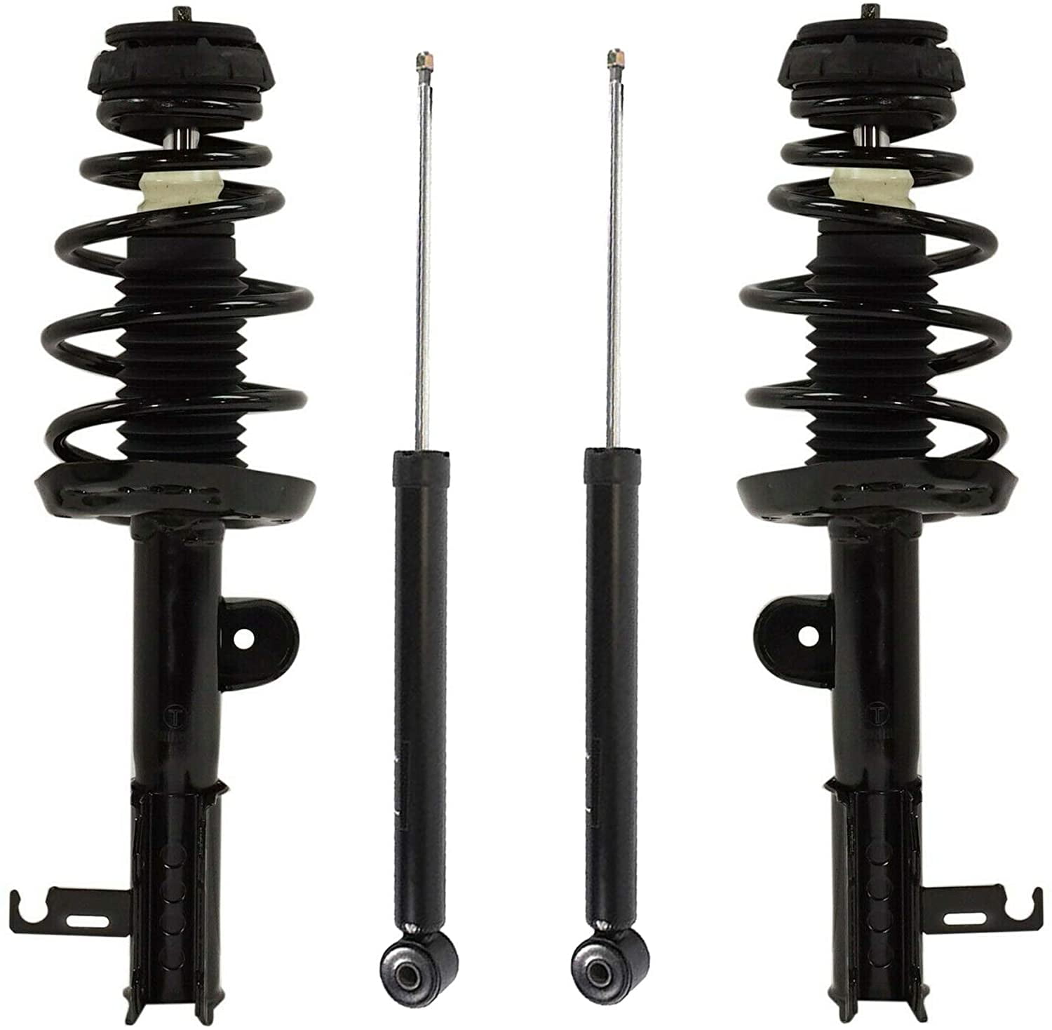 Detroit Axle - Struts Shocks for 4WD 2014-2018 Chevrolet GMC Silverado ...
