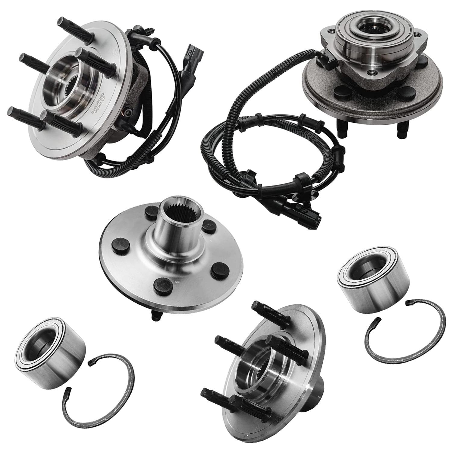 Detroit Axle - Wheel Bearing Hubs for 2002-2005 Ford Explorer Mercury ...