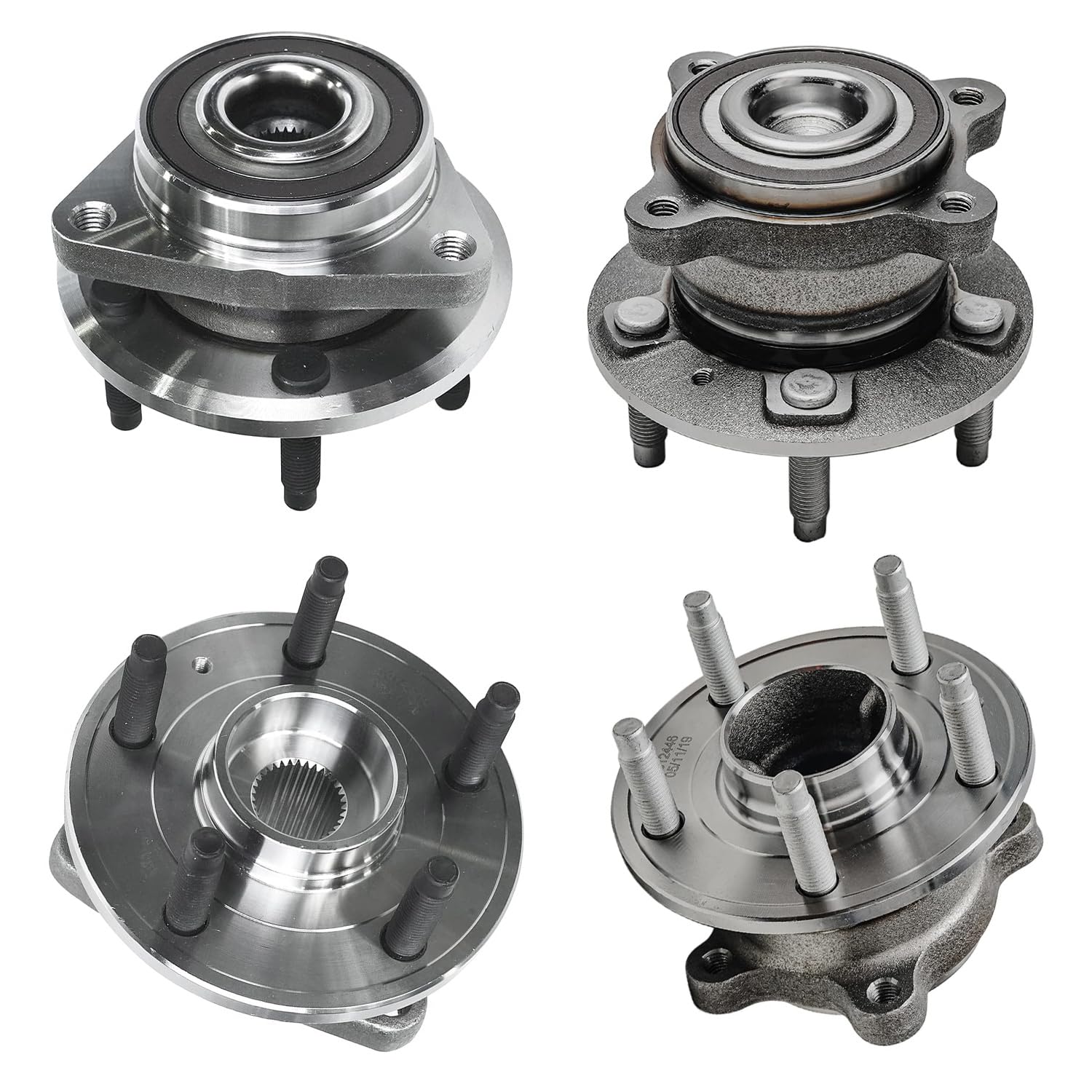 Detroit Axle - Wheel Bearing Hubs for 2011-2015 Chevy Cruze, 2016 ...