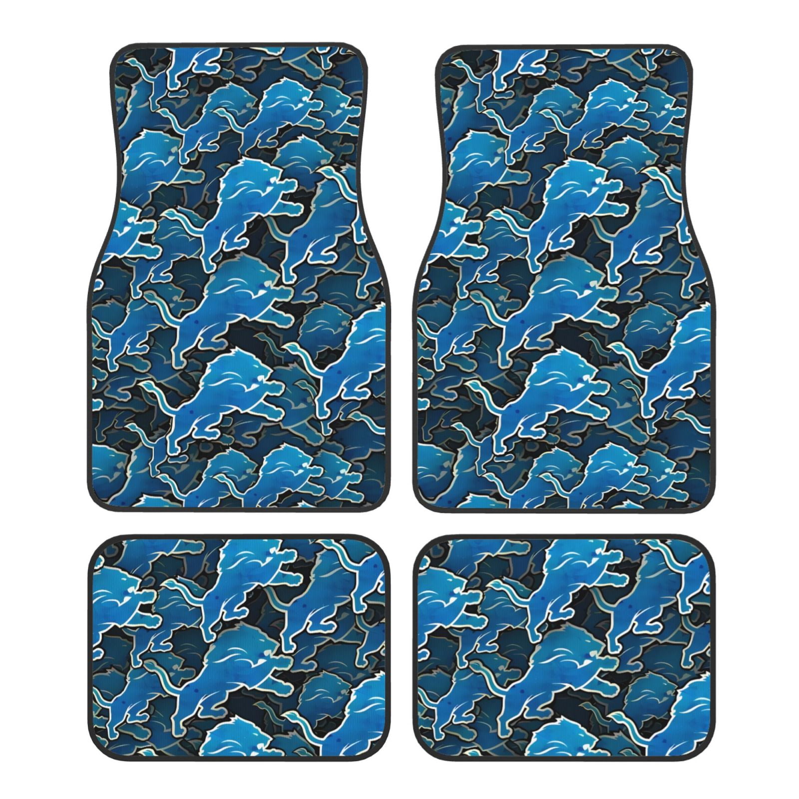 Detroit Car Foot Mat Set 4 Pieces,Car Mat Interior Accessoriess ...
