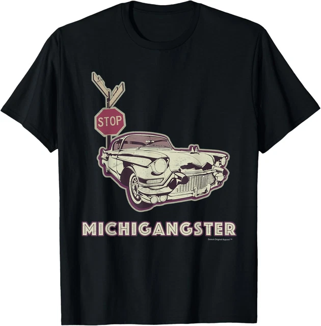 Detroit Cruise - Michigangster Motor City Woodward Hot Rod T-Shirt ...