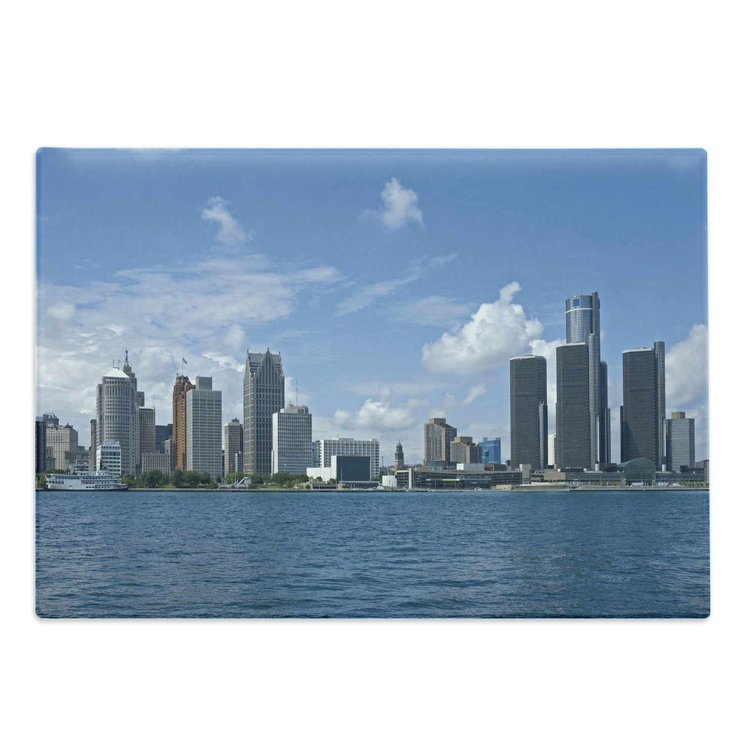 Detroit Cutting Board, Downtown Detroit GM Renaissance Center Ford ...