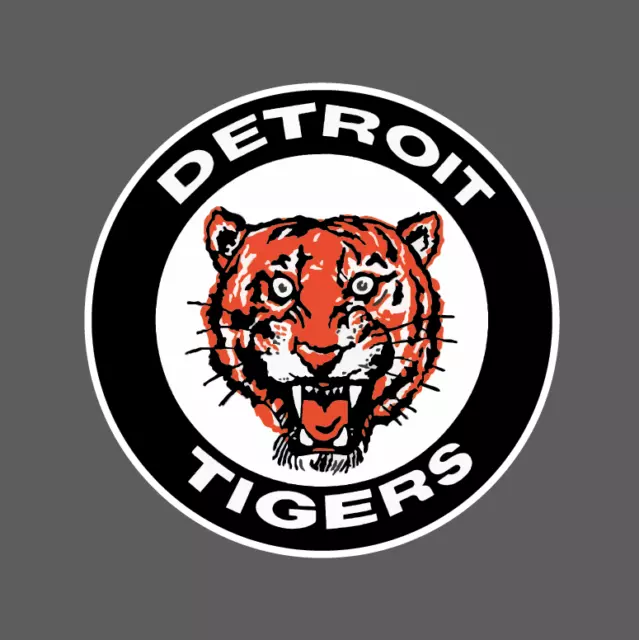 Detroit Detroit Baseball Team Sticker Decal Vintage Logo 1961-1963 ...