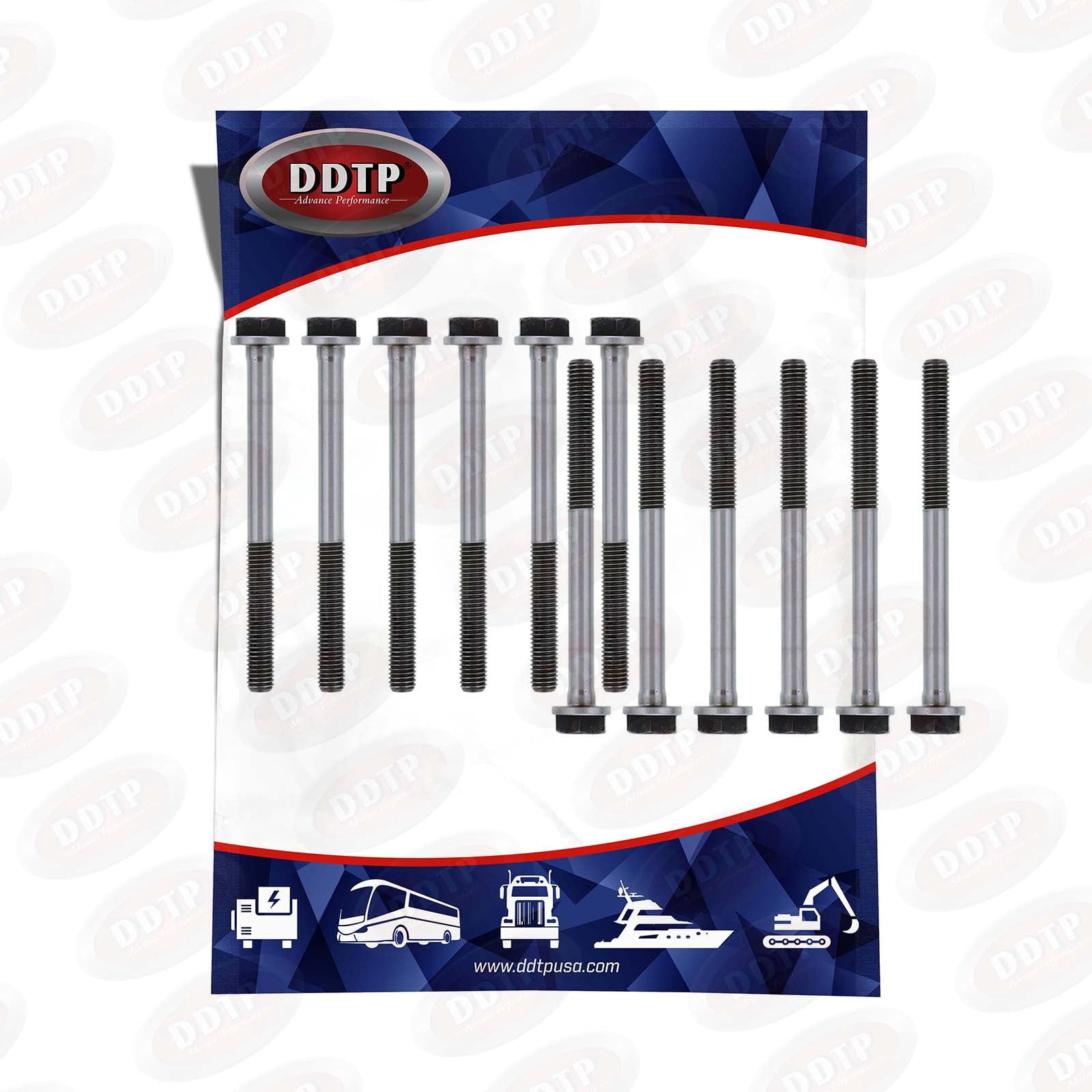 Detroit Diesel Bolt Exhaust Manifold S60 (Set of 12) (08929357 ...