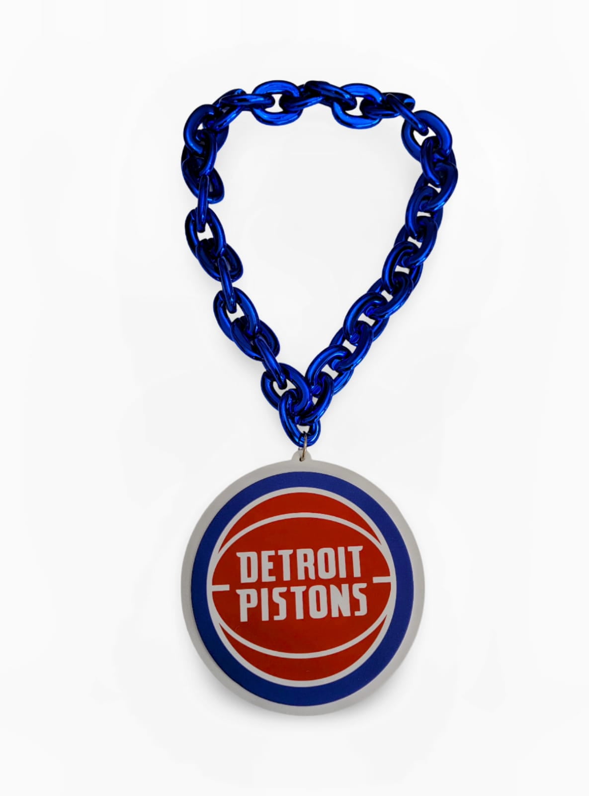 Detroit Fan Pistons Big Chain 7” Round EVA Foam Logo Blue Chain ...