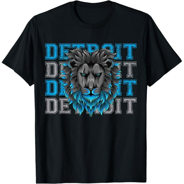 Detroit Football Cool Retro Lovers Detroit Shirt Shirt, Size M, Tee ...