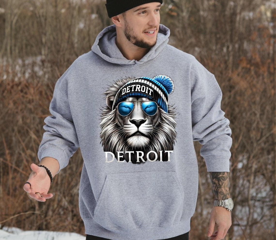 Detroit Football Hoodie, Detroit Fun Gifts, Detroit Football Shirt ...