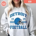 Detroit Football Style T-shirt Detroit Football Tee Retro Detroit ...