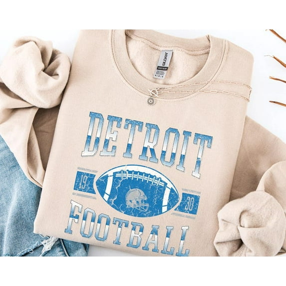 Detroit Football Sweatshirt, Unisex Game Day Sweatshirt, Cool Detroit ...