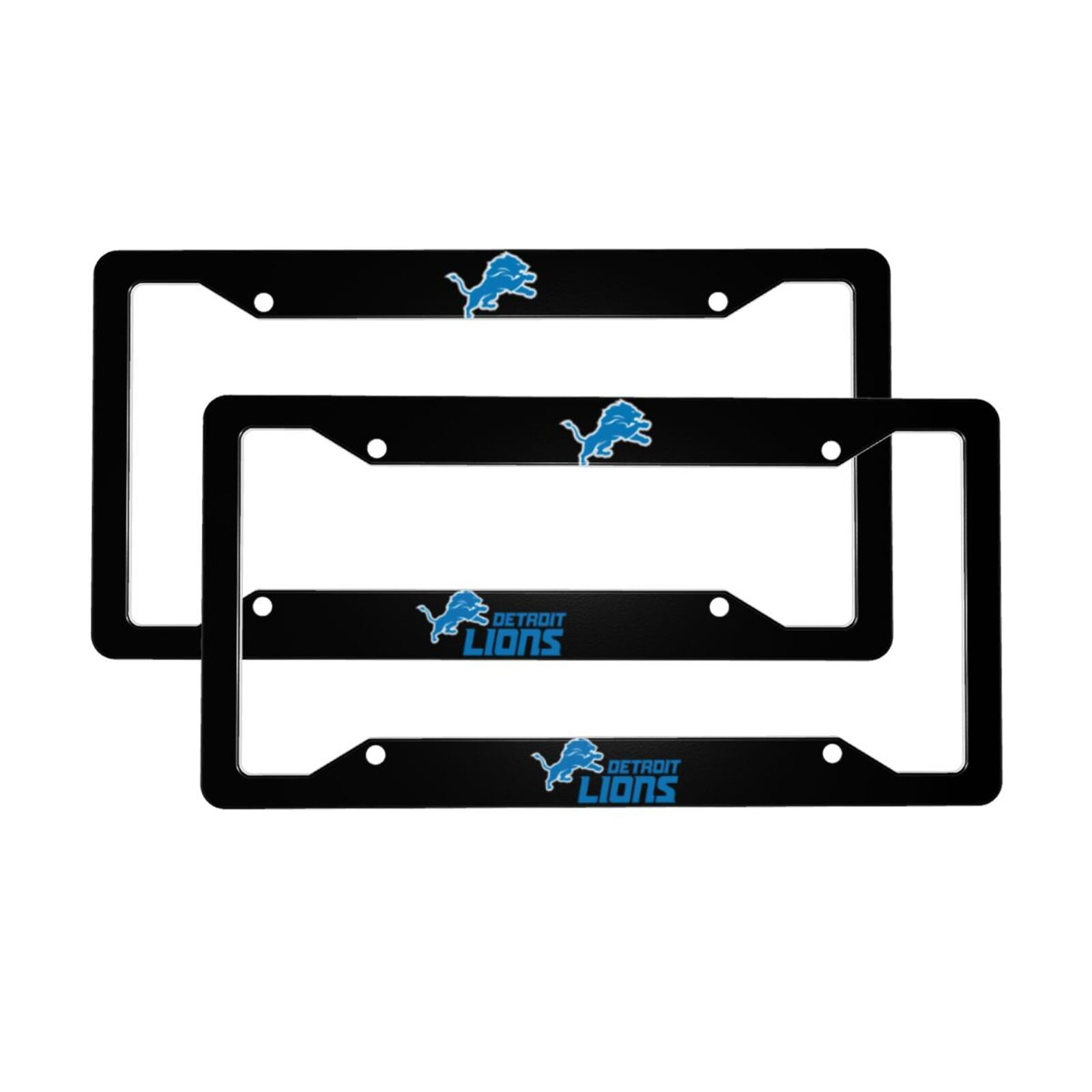Detroit Football Team Four-Hole License Plate Frame (One Pair) With ...