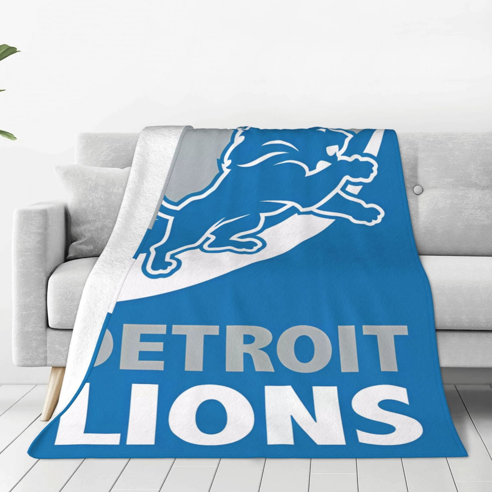 Detroit Football Team-Themed Ultra-Soft Micro Fleece Blanket - Micro ...