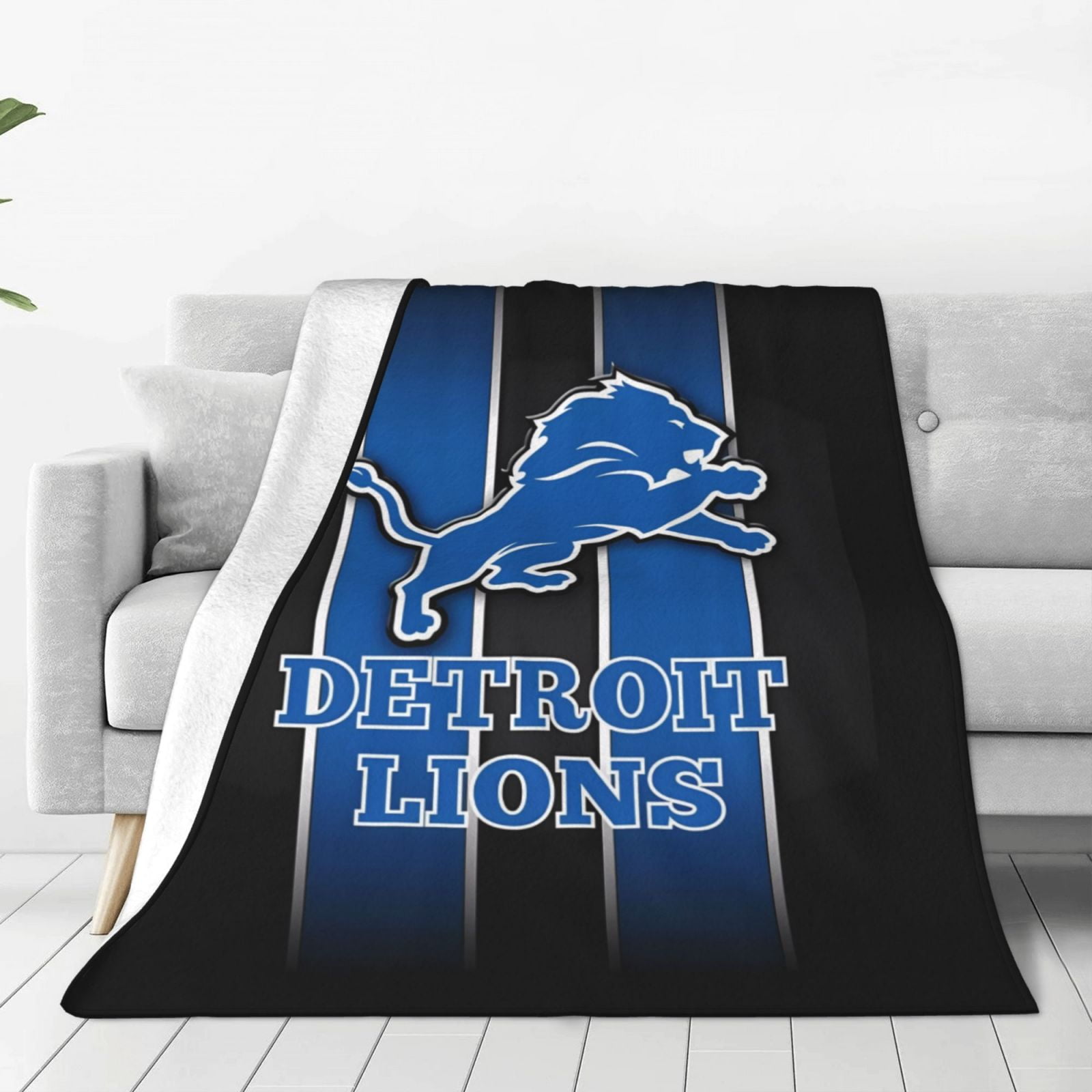 Detroit Football Team-Themed Ultra-Soft Micro Fleece Blanket - Micro ...