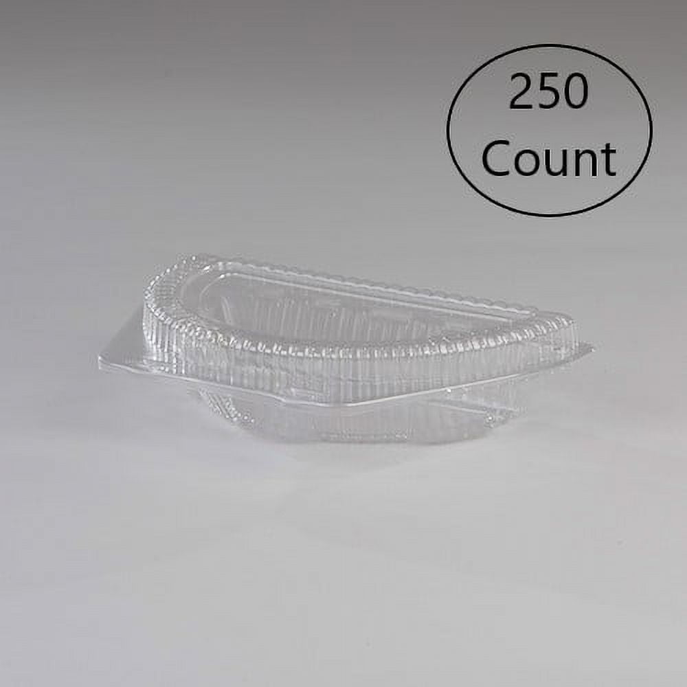 Detroit Forming 9" OPS Plastic 1/2 Pie Food Container Clear | 250/Case ...