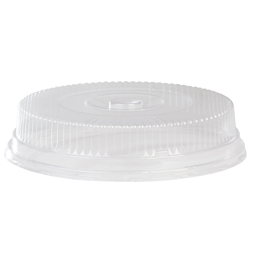 Detroit Forming Caterware OPS Plastic Round Snap-On Dome Lid For 18 ...