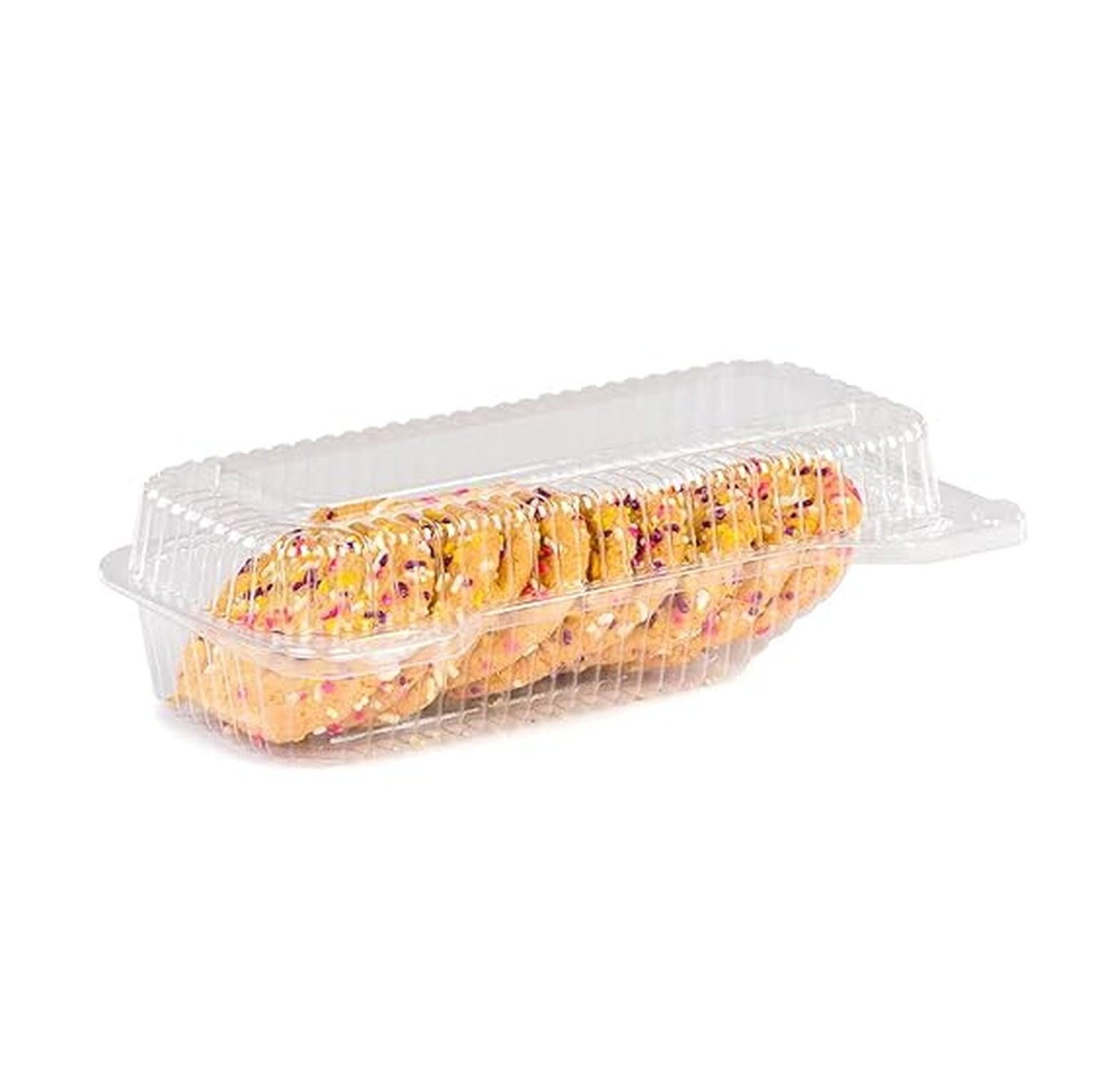 Detroit Forming LBH-944 Clear OPS Plastic Hinged Locking Food Container ...