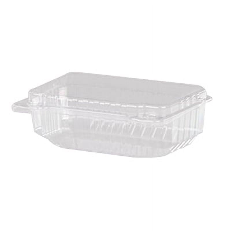 Detroit Forming OPS Plastic Sprout Food Container Clear, 6" Length x 4 ...