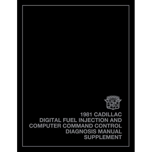 Detroit Iron OEM 1981 Cadillac Digital Fuel Injection Shop Manual ...