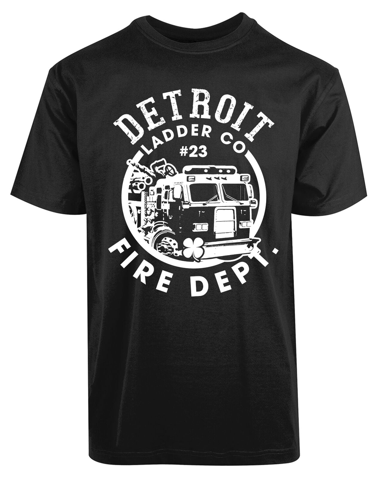 Detroit Ladder No 23 New Mens Shirt Fire Department Rescue Team Super ...