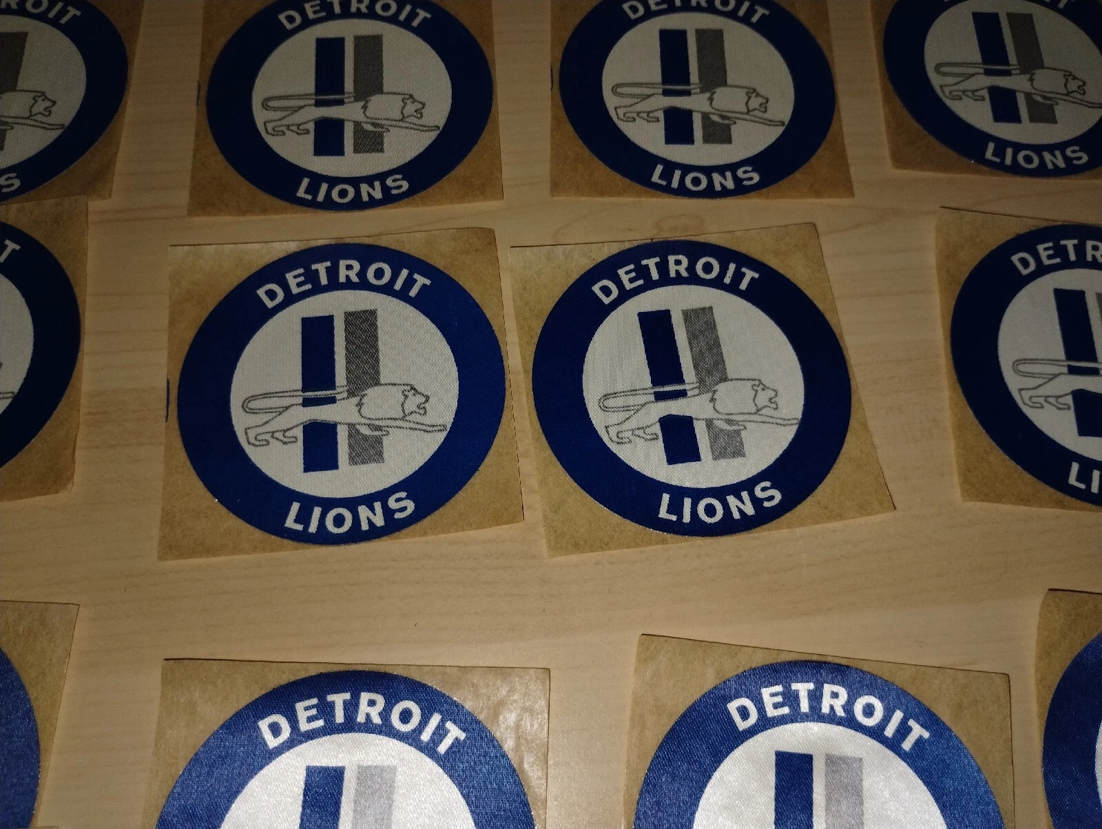 Detroit Lions 1960S Nfl Avery 3" Cloth Fabric Sticker Decal Vintage ...