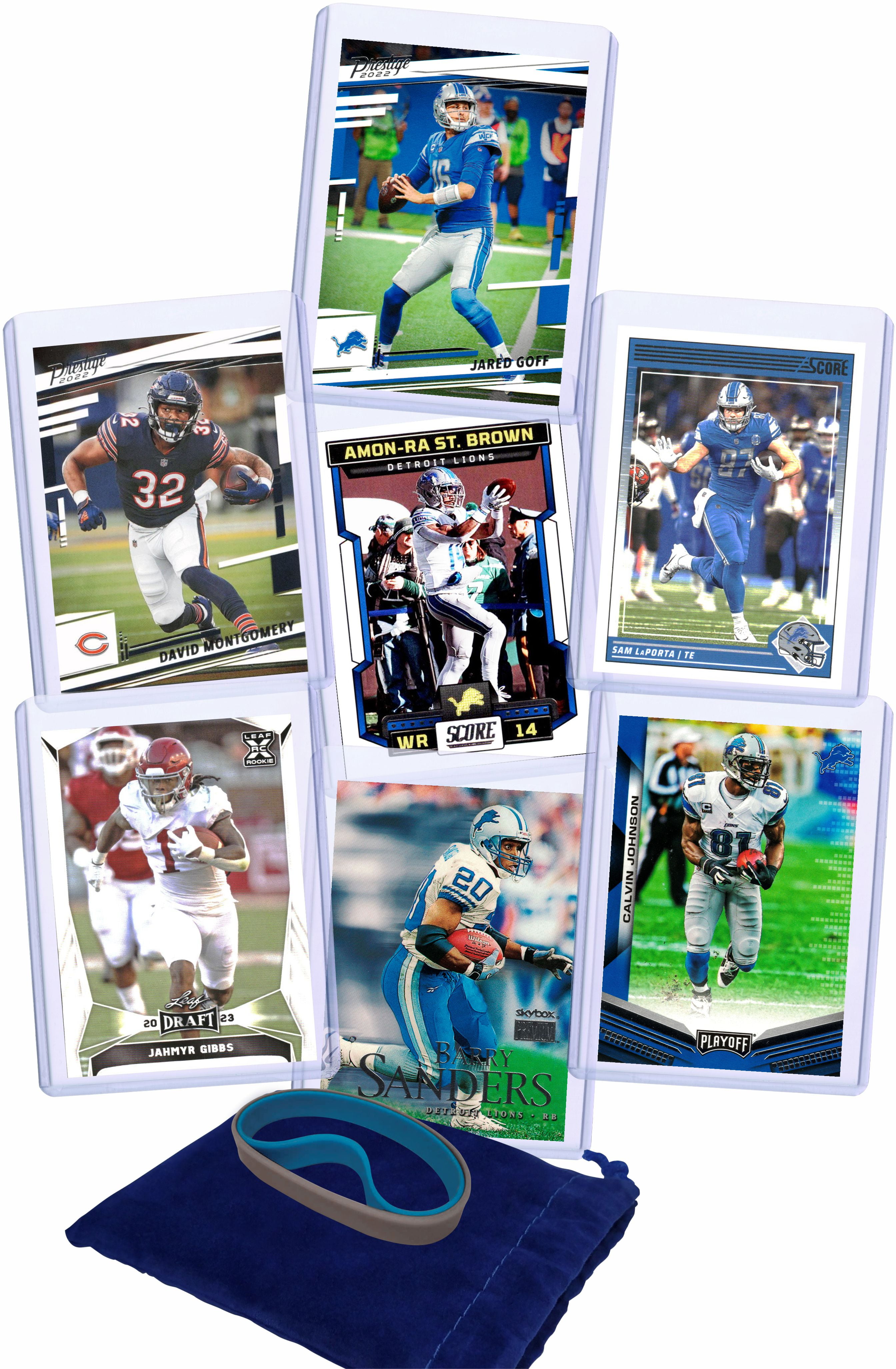 Detroit Lions Cards: Jared Goff, David Montgomery, Amon-Ra St. Brown, Sam LaPorta, Jahmyr Gibbs ...