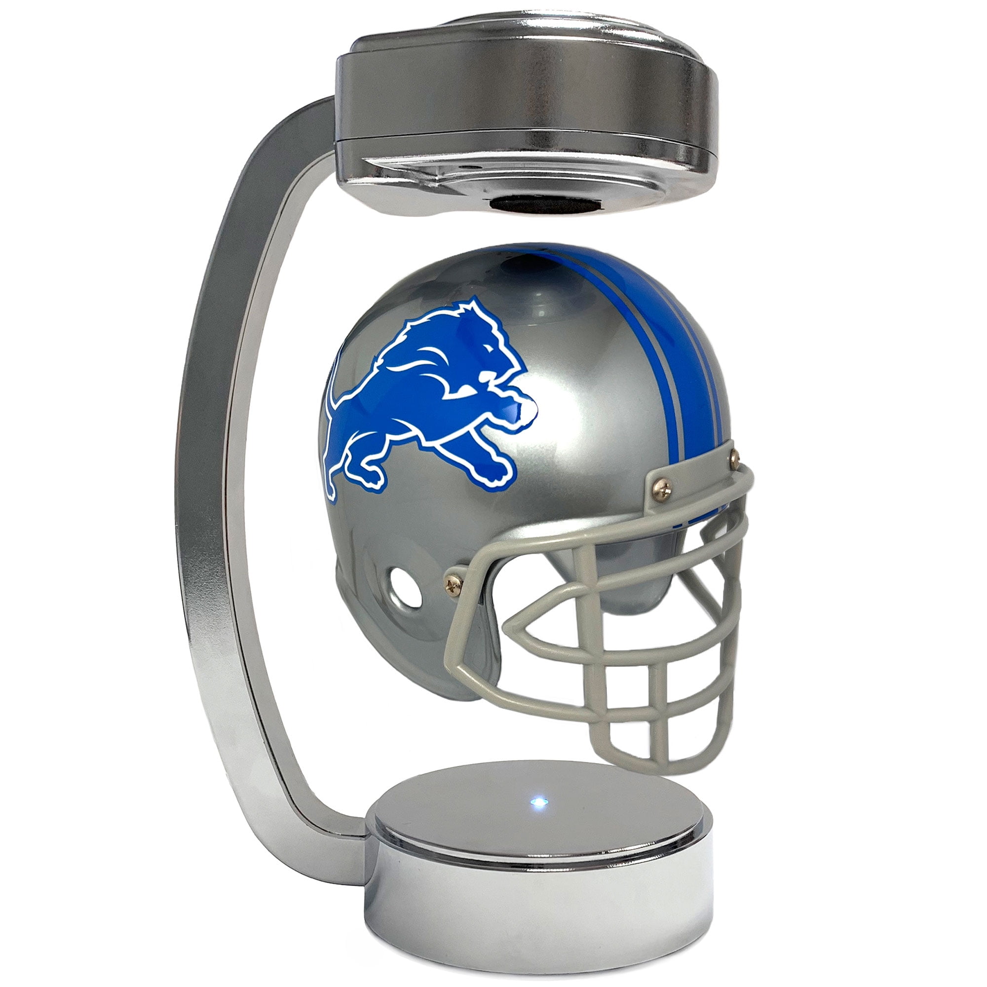 Detroit Lions Chrome Base Mini Hover Helmet - Walmart.com