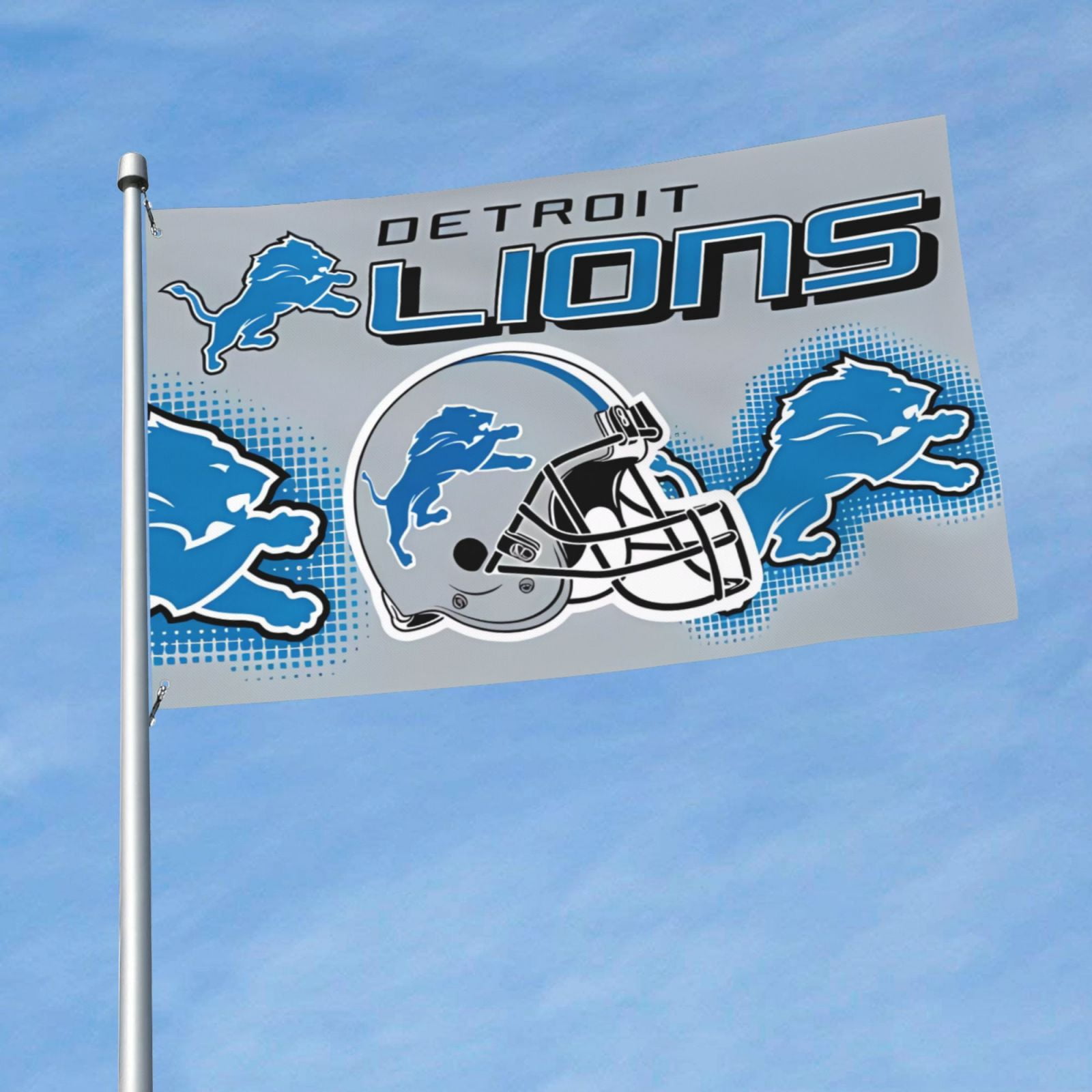 Lions Double Sided Outdoor Decorative Flag Support Flag Indoor Outdoor ...