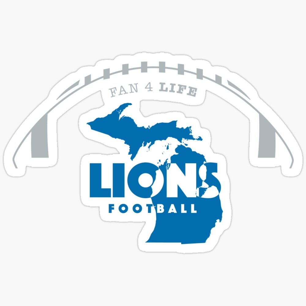 Detroit Lions Sticker Baseball Sticker, Football Sticker, Basketball ...