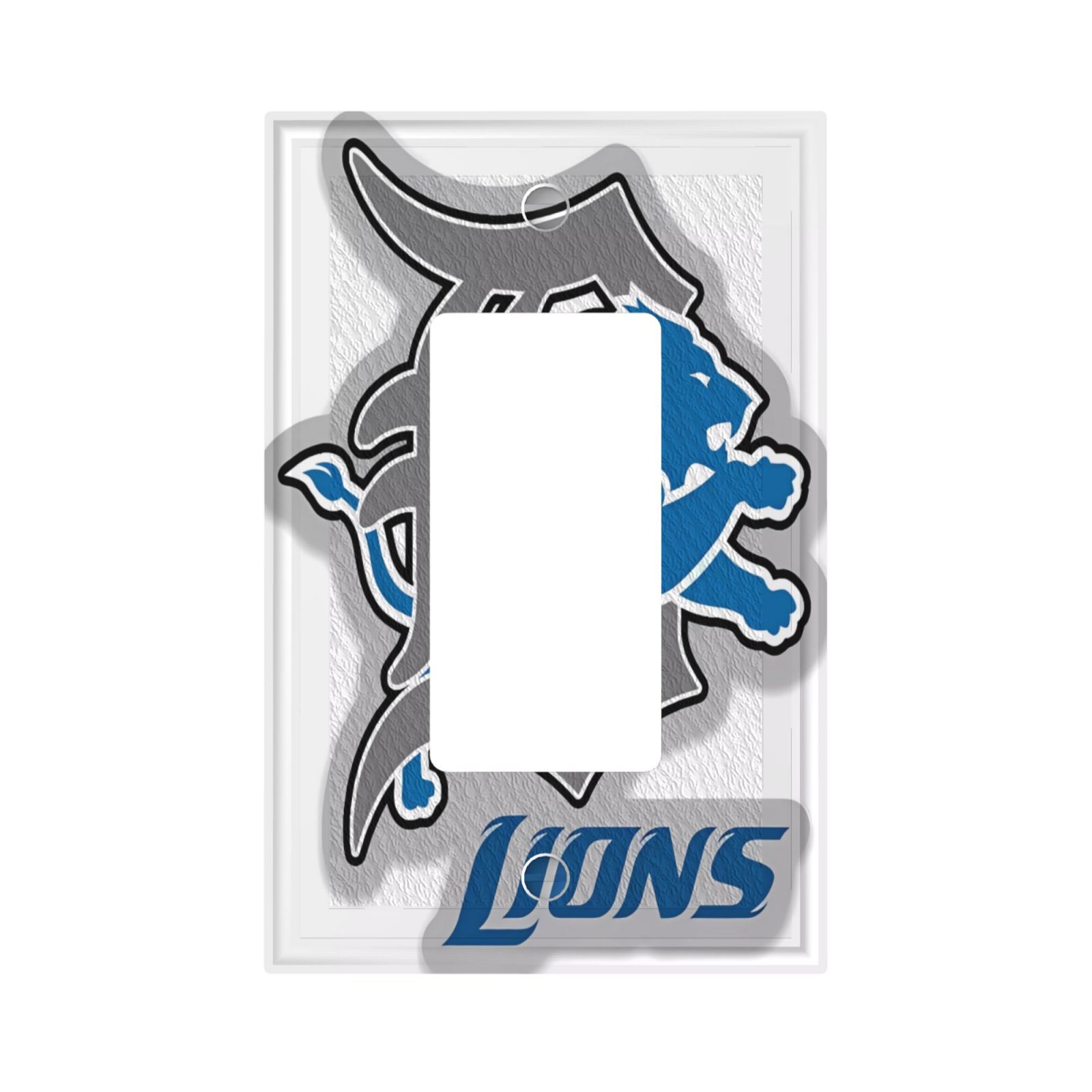 Lions Switching Lights Single Leather Roman Frame Switch Panel Wall ...