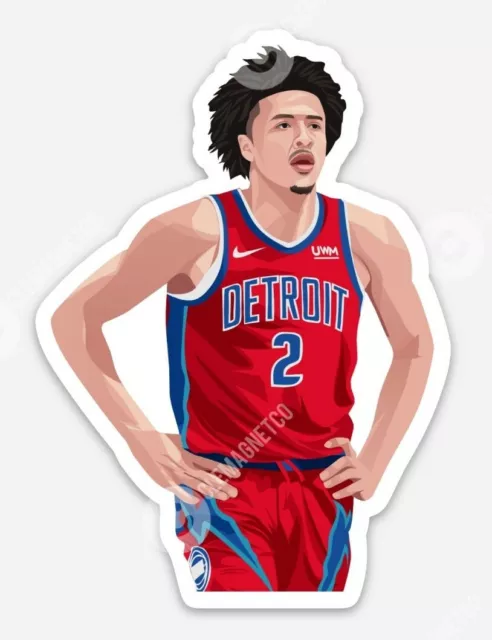 Detroit Pistons Cade Cunningham Sticker - Michigan Phone Decal Water ...
