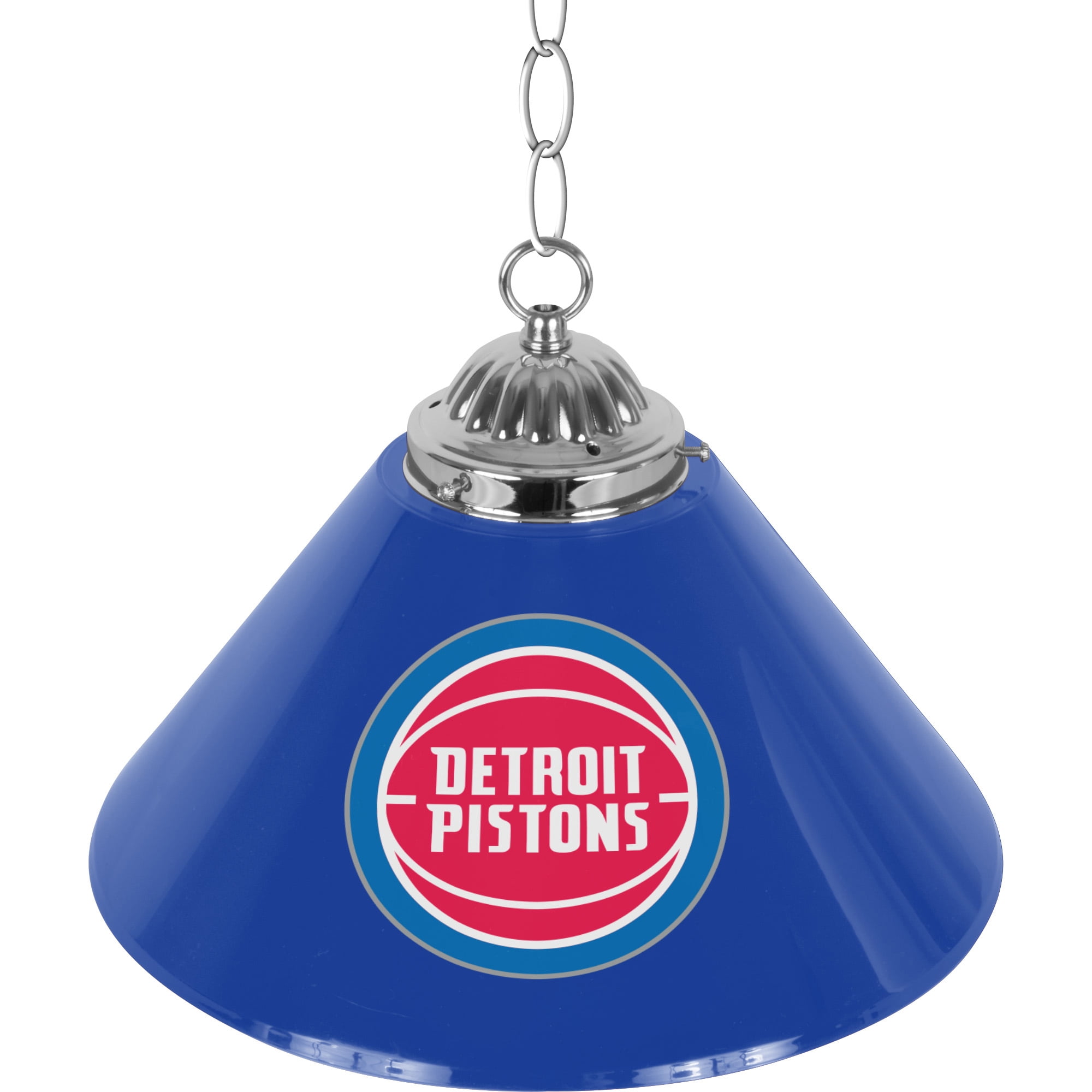 Detroit Pistons Logo 14-Inch Single Pendant Light with Pull Chain ...