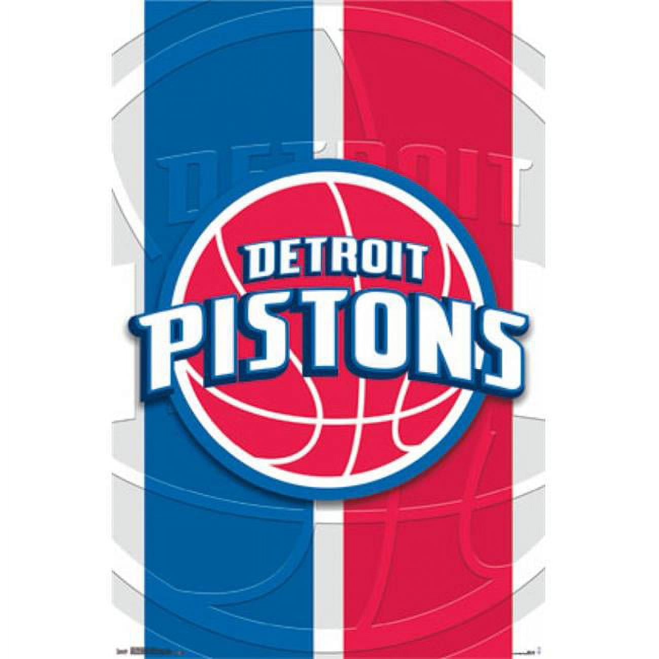 Detroit Pistons - Logo 2014 Poster Print - Walmart.com