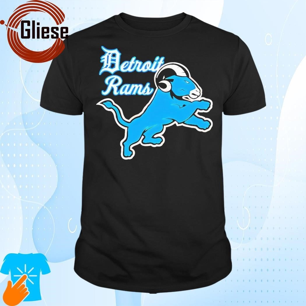 Detroit Rams Cartoon Logo Meme T-shirt - Walmart.com