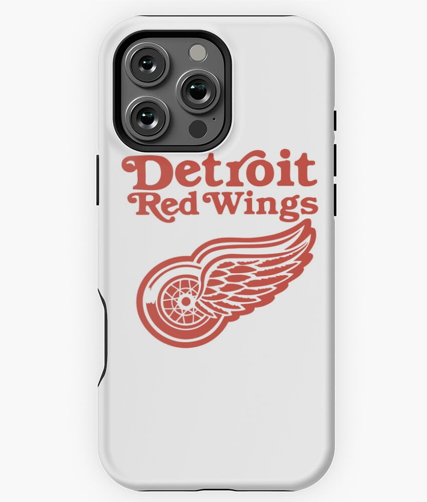 Detroit Red Wings Classic Winged Wheel Phone Case for iPhone 16 15 14 ...
