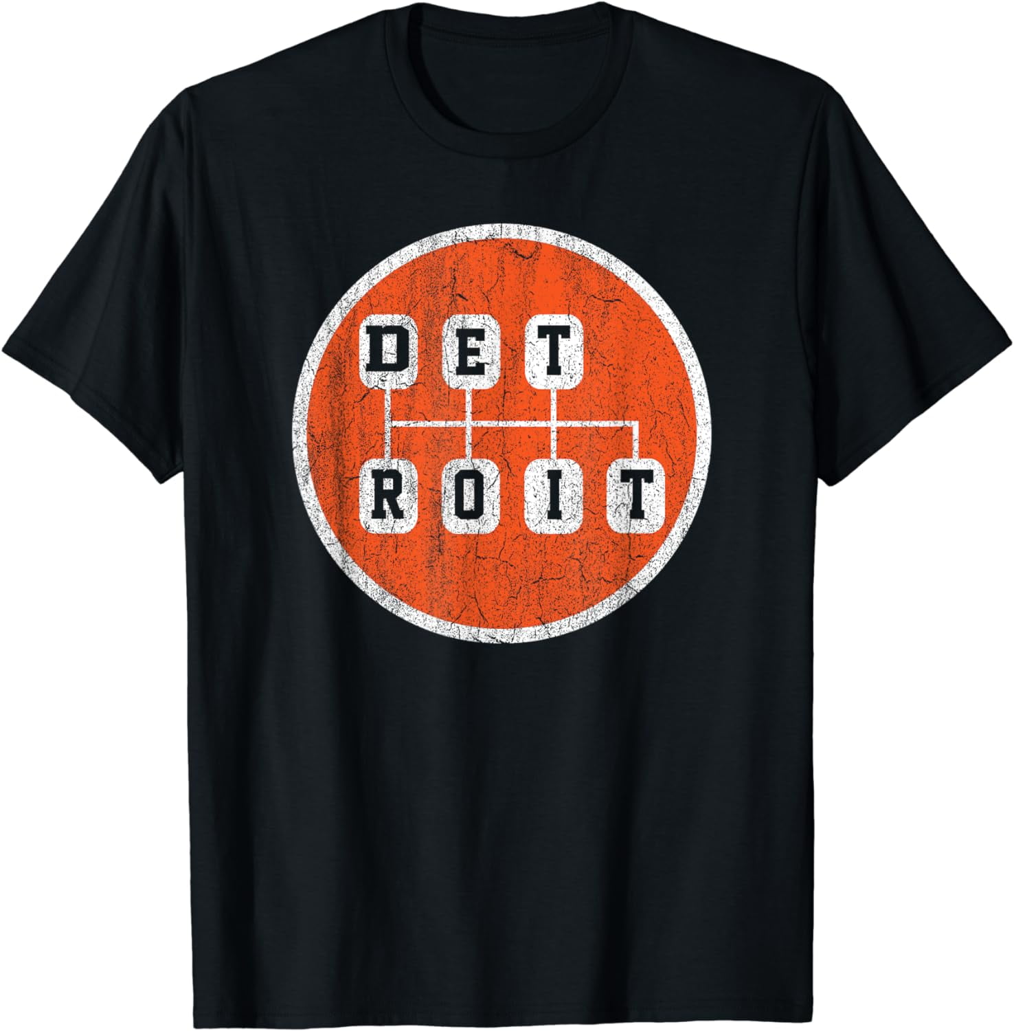 Detroit Stick Shift For Men Women Detroit Design T-Shirt - Walmart.com